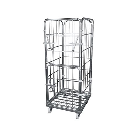Steel Roll Container 4 Sided Overall Height 1830 Mm Kaiser Kraft
