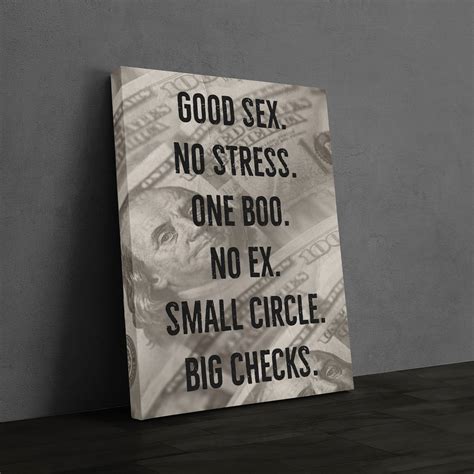 Good Sex Big Checks Inspirational Wall Art And Decor Prints Boss Art Culture