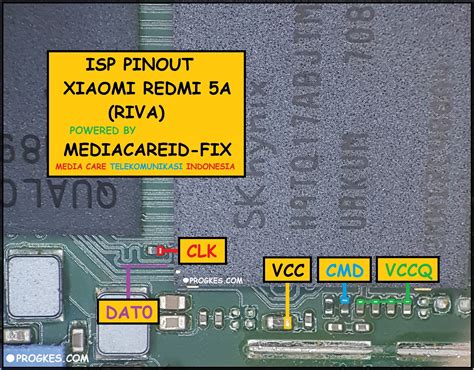 Xiaomi Redmi 5A ISP EMMC PinOUT Test Point EDL Mode 9008 49 OFF