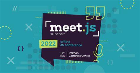 Meetjs Summit 2022 Poznań