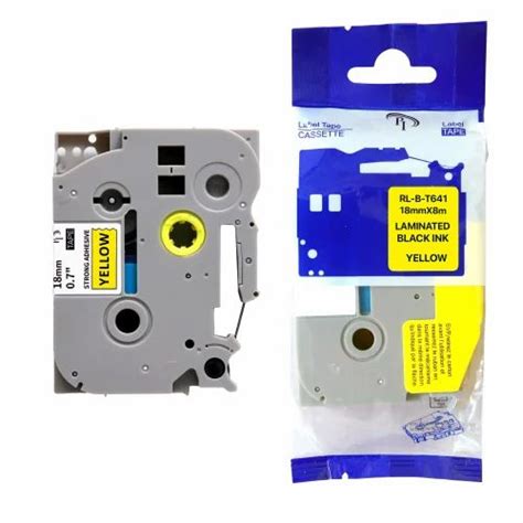 Premium Compatible Tape For Brother Tze 641 Label Tape Cassette Black