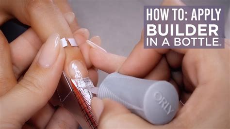 How To Apply Orly Gelfx Builder In A Bottle™ Youtube