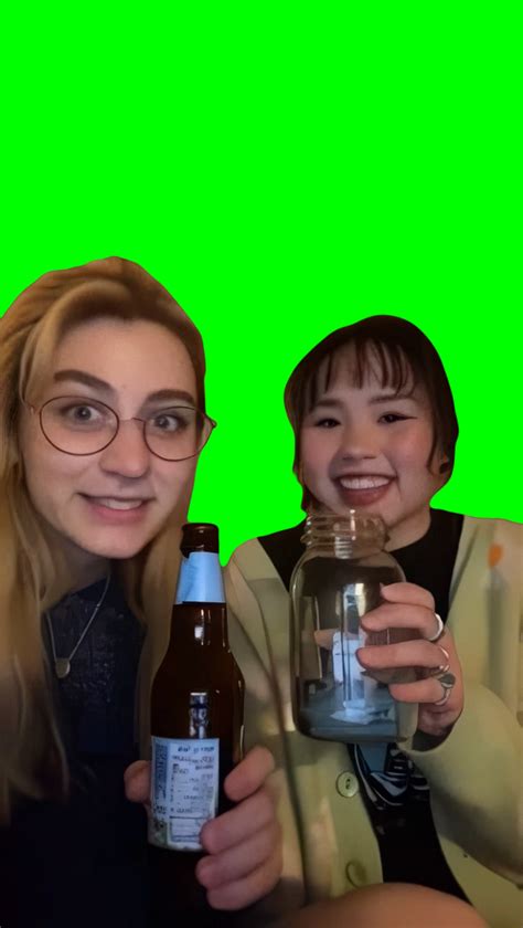 Two Girls Laughing Meme Bre And Mia Laughing Green Screen Creatorset