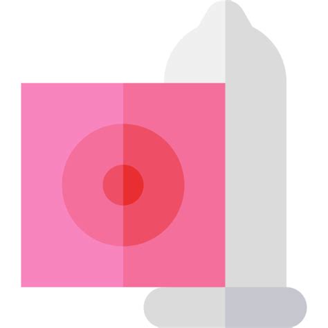 Condom Basic Straight Flat Icon
