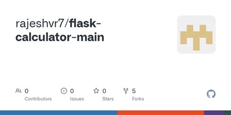 Github Rajeshvr Flask Calculator Main