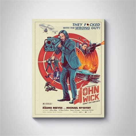 John Wick Poster John Wick Chapter Poster Sold By Yuriy Uvarov Sku Printerval Au