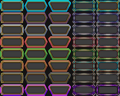 Pixel Buttons Pack All By BDragon