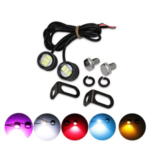 Jual Lampu Led Eagle Eye Kedip 3 Led Drl Mata Elang Flash Dengan Breaket Shopee Indonesia