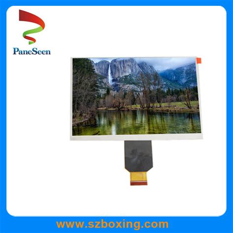 Inch Wide Temperature LCD Display With Resolution For Patient Monitor LCD Display