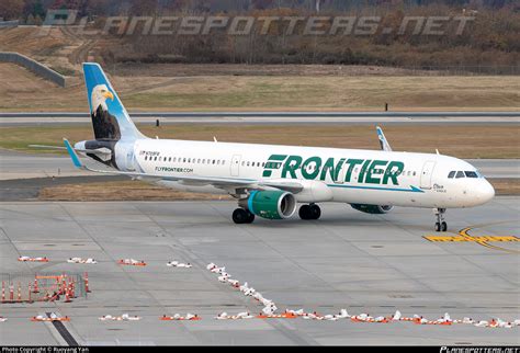 N FR Frontier Airlines Airbus A WL Photo By Ruoyang Yan ID Planespotters Net