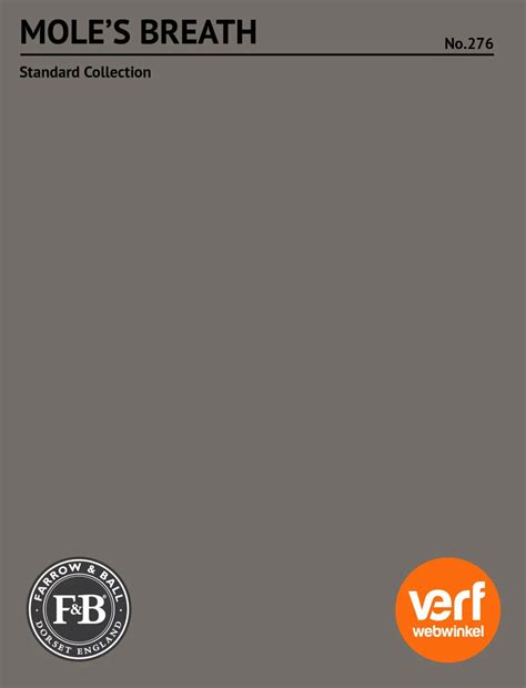 Farrow And Ball Dead Flat Moles Breath No276 5l Verfwebwinkelnl