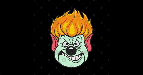 Heat Miser Face Miser Brothers Sticker Teepublic