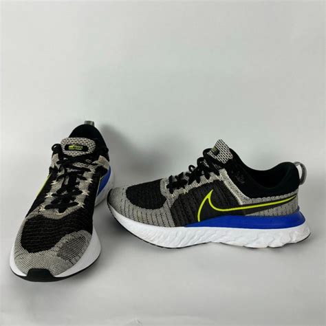 Nike Shoes Nike React Infinity Flyknit 2 Fk Black Blue White Grey Running Shoes Size 15