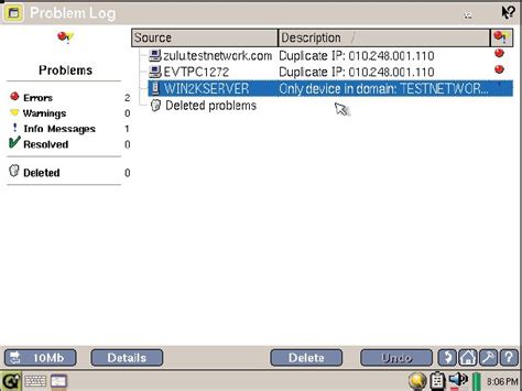 Device Profile Fluke Networks EtherScope Handheld Network Analyzer
