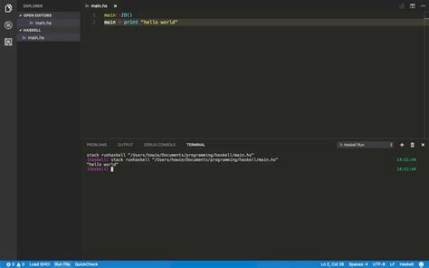 Vscode Haskell