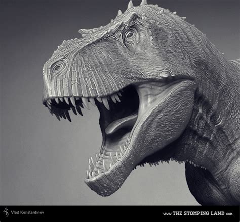 Tyrannosaurus The Stomping Land On Behance
