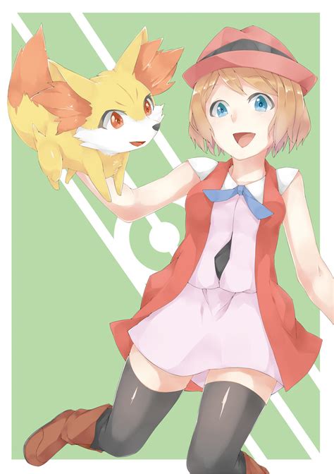 Short Serena And Fennekin By Jorgemoctezuma On Deviantart