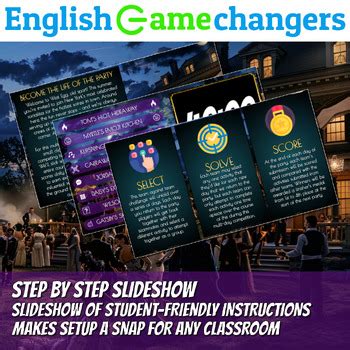 The Great Gatsby Gamified Student Centered Stations Full Unit Activity