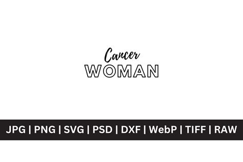 Cancer Woman Svg Graphic By Realtor Templates · Creative Fabrica
