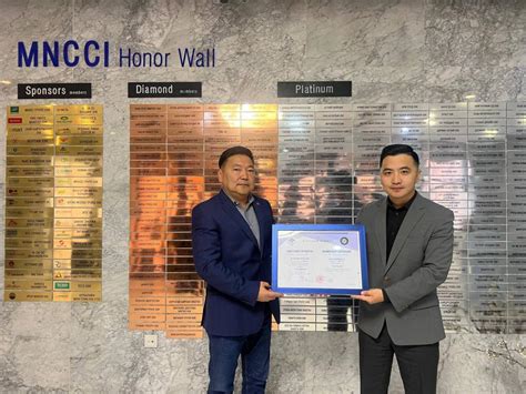 Их Үйлсийн Эрэлд Групп нь Монголын Үндэсний Худалдаа Аж Үйлдвэрийн Танхимын Platinum гишүүн