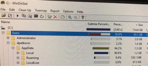 folder redirection gpo client machine storage consumption windows