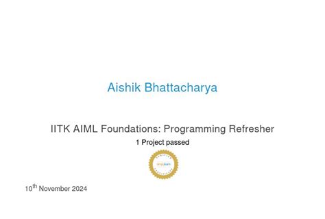 Aishik Bhattacharya On Linkedin Machine Learning Course 2024 Best