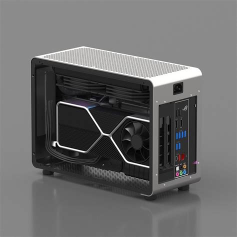 Geeek G1 Pro Mini Itx Case Silver Pcパーツ Pcケース Mini Itx対応ケース Oliospec