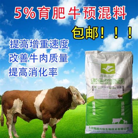 育肥牛专用饲料 肉牛使用的预混料 提升肉质嫩度