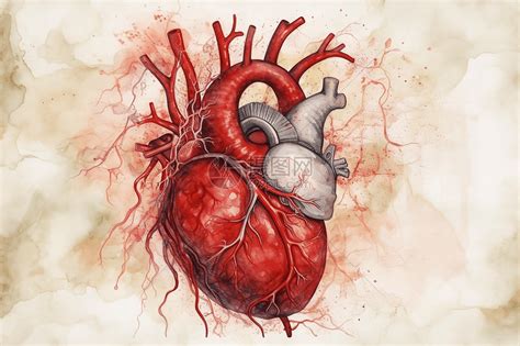 血腥的心脏和血管插画图片下载 正版图片600136781 摄图网
