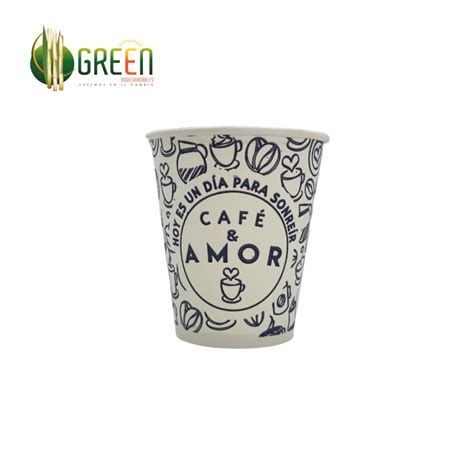 Vaso Cartón 7 Oz Ecoplast La Pradera