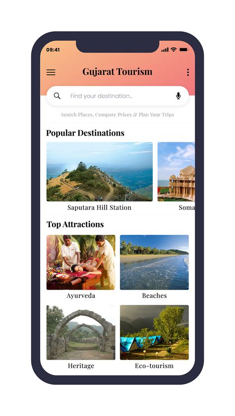 Tourism Mobile App Design Behance