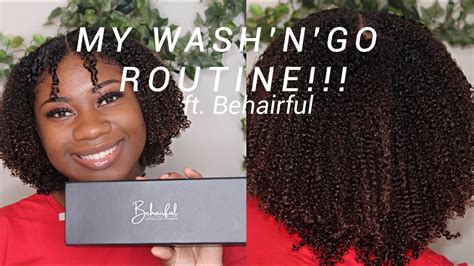 My Washngo Routine Ft Behairful Youtube