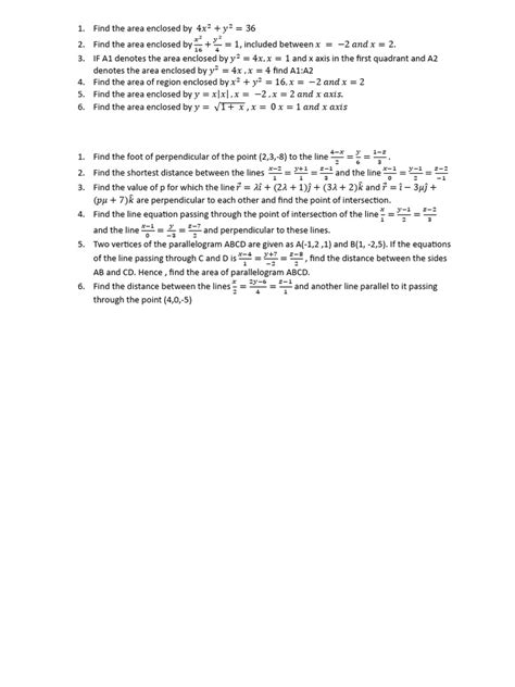 Xii Test Paper Pdf Cartesian Coordinate System Perpendicular
