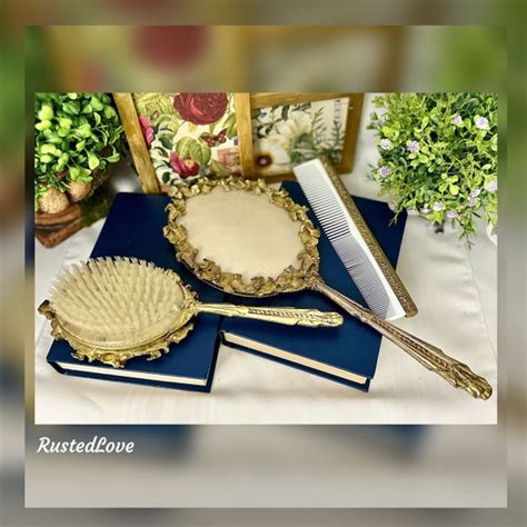 Comb And Brush Set Etsy