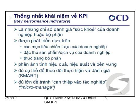 Bài giảng Quy trình xây dựng và đánh giá KPI