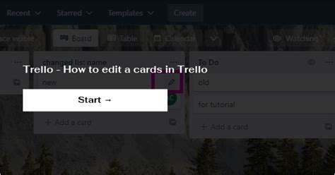 Trello How To Edit A Cards In Trello