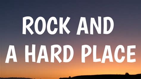 Bailey Zimmerman Rock And A Hard Place Lyrics Youtube