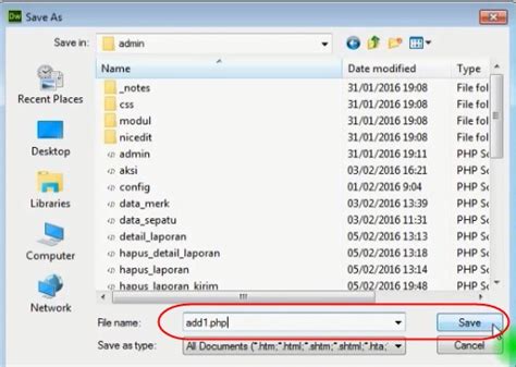 Cara Membuat Form Input Data Password Di Halaman Admin Web Penjualan Dengan Dreamweaver CS