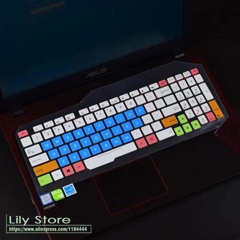 15 6 Inch Silicone Laptop Keyboard Cover Protector For Asus Rog FX73VD