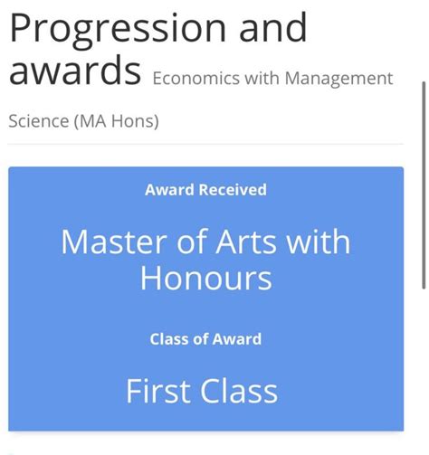 Max W On Linkedin I Am Very Happy To Have Been Awarded A First Class Degree In Economics 15