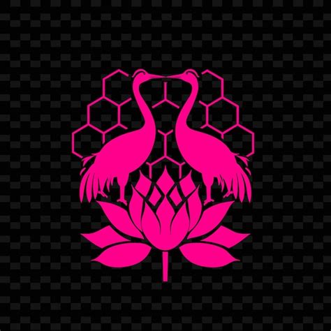 Premium Psd A Pink Lotus Flower With A Pink Flower On It