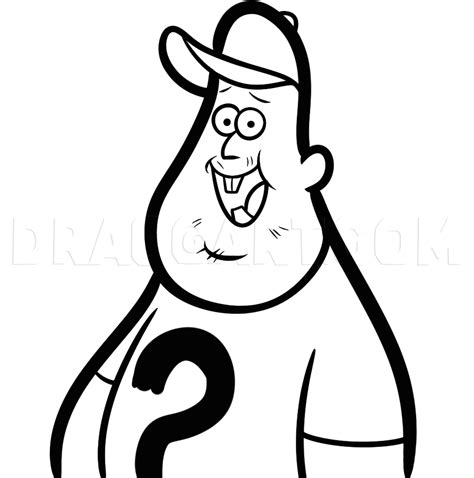 How To Draw Soos Gravity Falls Drawing Step By Step By Dawn Dragoart