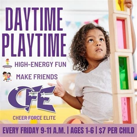 Daytime Playtime At Cheer Force Elite Macaroni KID Cherry Hill