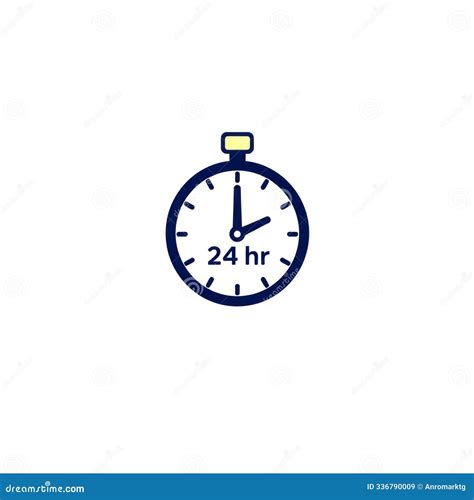 Service And Support For Customers Around The Clock Or 24 Hours A Day And 7 Days A Week Icon Or