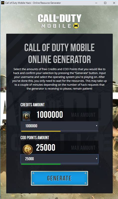 Free Cod Points Generator No Human Verification Cod Mobile Stefany Button