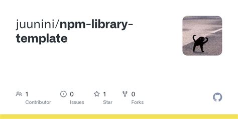 Github Juunini Npm Library Template