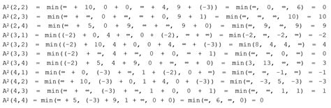 all pairs shortest path matrix multiplication algorithms
