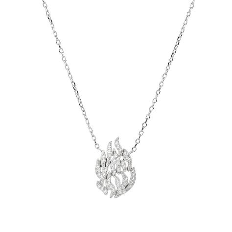 שרשרת האש שלי משובצת קטנה Gutgoldjewels