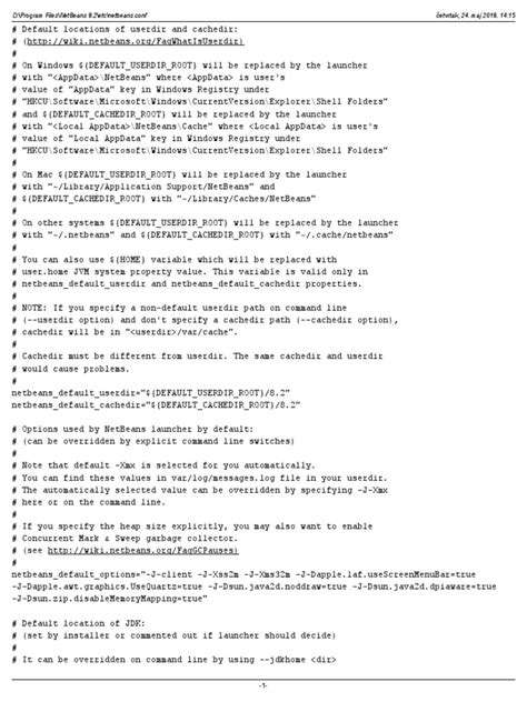 Netbeans Conf Example Pdf Net Beans Applications And Software