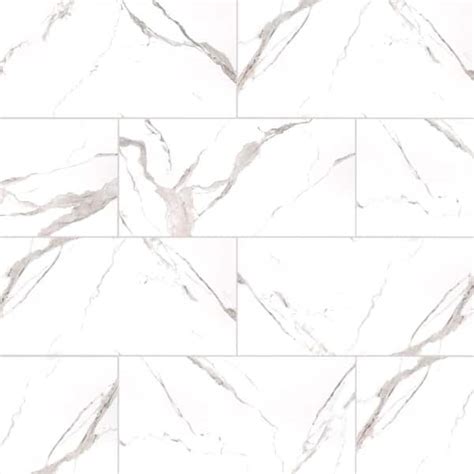 Msi Ader Tegal 24 In X 48 In Polished Porcelain Marble Look Floor And Wall Tile 16 Sq Ft